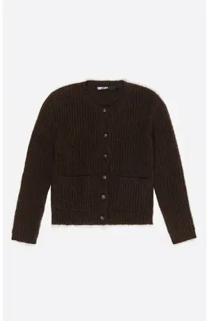 Bimba Y Lola Fitted Cardigan - Brown