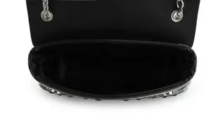 LAUREN LORRAINE Studded Fold-over Bag With Sunflower Embellishments
