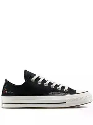 CONVERSE Chuck 70 Floral Embroidered Sneakers - Black