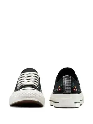 CONVERSE Chuck 70 Floral Embroidered Sneakers - Black