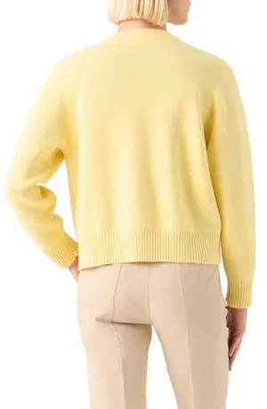 Akris Cashmere Piqué Zip-up Cardigan - Sun