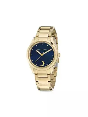 Ted Baker London Moon-detail Timepiece - Blue
