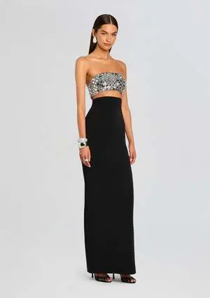 Retrofete Esmerelda Strapless Sequin Dress