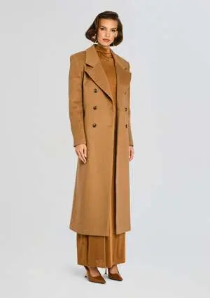 SEROYA Leche Wool Coat - Camel