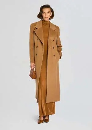 SEROYA Leche Wool Coat - Camel
