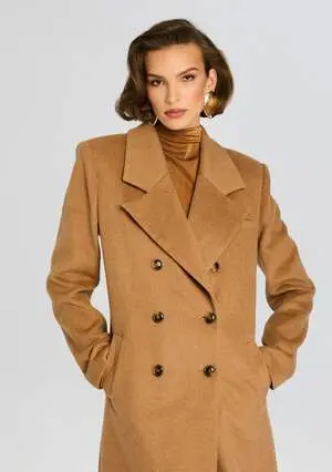 SEROYA Leche Wool Coat - Camel