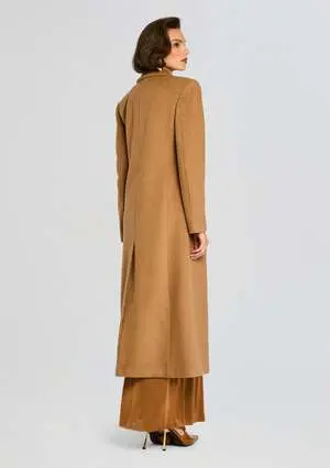 SEROYA Leche Wool Coat - Camel