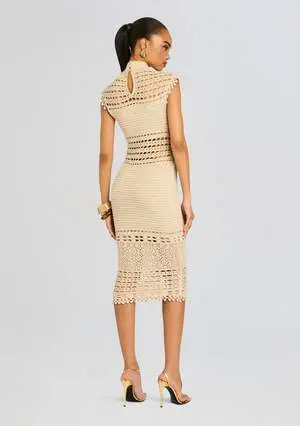 Retrofete Mia Crochet Knit Dress