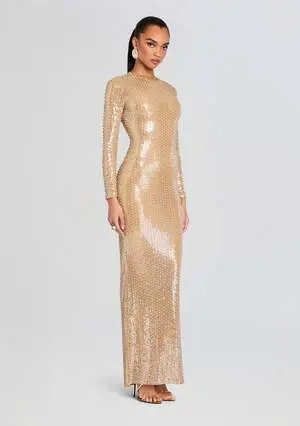 Retrofete Monette Sequin Gown