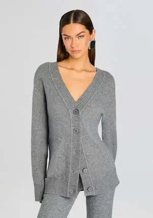SEROYA Denise Cardigan - Medium Grey