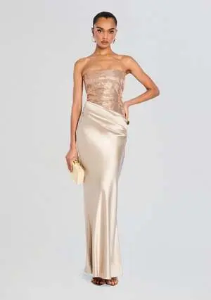 Retrofete Strapless Evening Dresses
