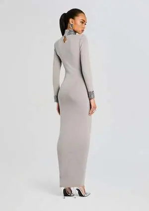 Retrofete Monroe Embellished Knit Dress - Cloud
