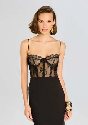 Retrofete Lace Up Bodysuits