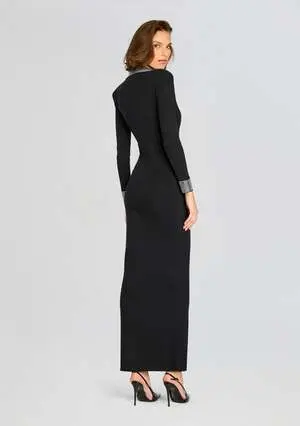 Retrofete Shareen Embellished Knit Maxi Dress