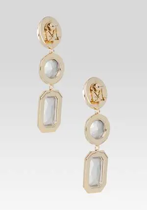 Retrofete Camille Gemstone Drop Earrings