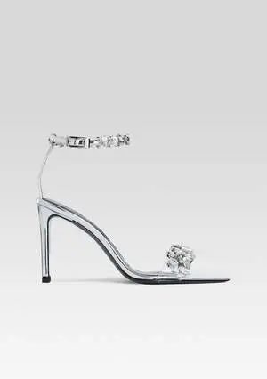 Retrofete Hanna Gemstone Sandal - Silver
