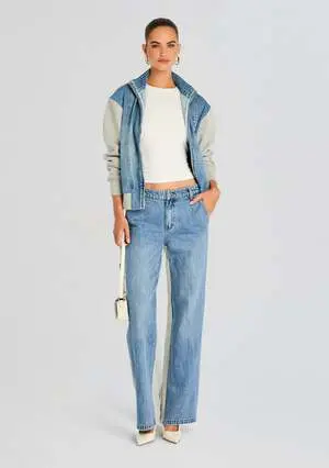 SEROYA Page Terry Denim Jacket