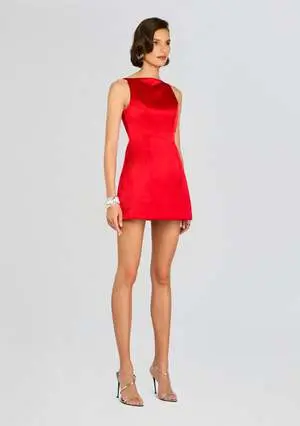 Retrofete Livie Mini Dress - Red