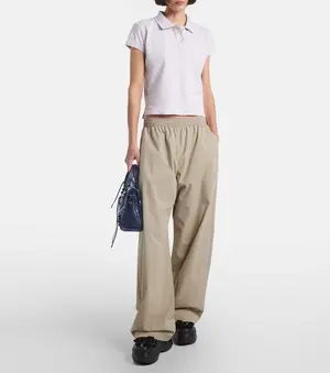 Balenciaga Oversized Wide-leg Track Pants