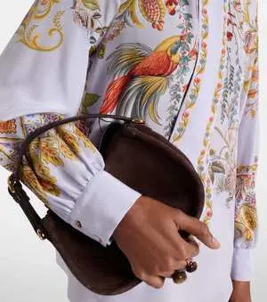 Etro Semi-sheer Jacquard Blouse