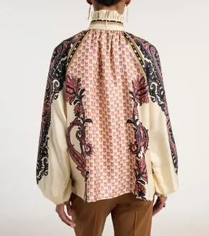 Etro Printed Silk Twill Blouse - Multicoloured