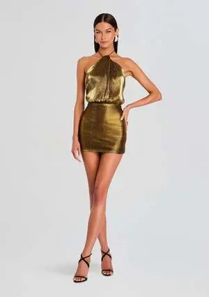 Metallic Mini Cocktail Dresses