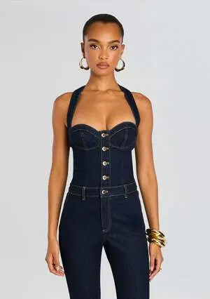Retrofete Irma Denim Jumpsuit