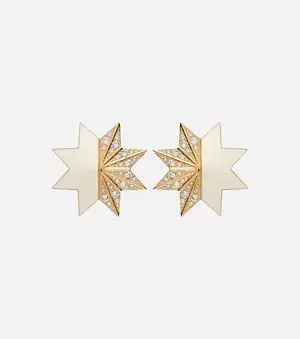 Valentino Garavani Pas Plus Swarovski®-embellished Earrings - Gold