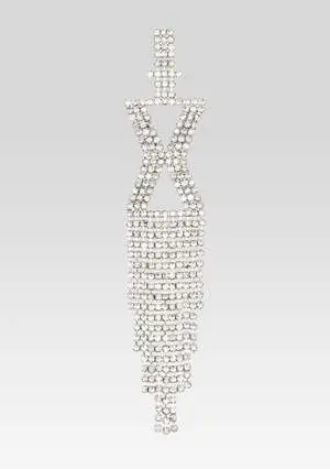 Retrofete Alphabet Earring - Silver