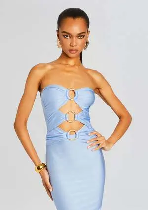 SHANI SHEMER Lily Lycra Maxi Dress