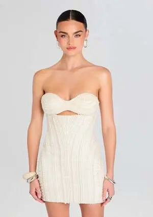 Retrofete Hedda Embellished Mini Dress