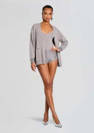 Retrofete Embellished Knit Shorts