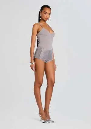 Retrofete Embellished Knit Shorts