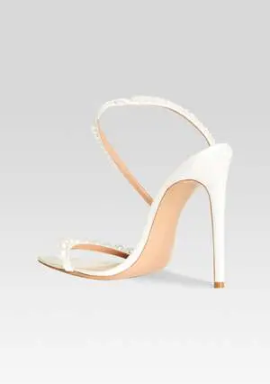 Retrofete Perla Pearl-embellished High Heel Sandals