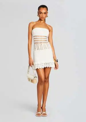 White Crochet Dresses