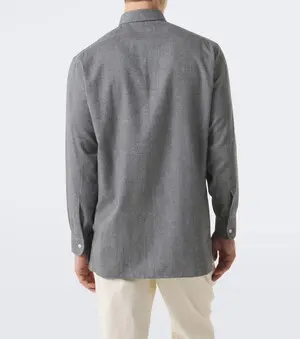 Charvet Cotton Flannel Shirt