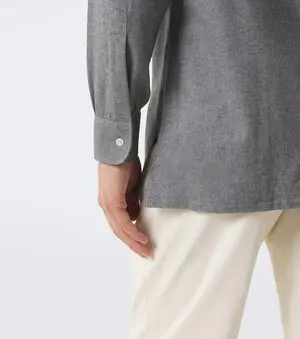 Charvet Cotton Flannel Shirt