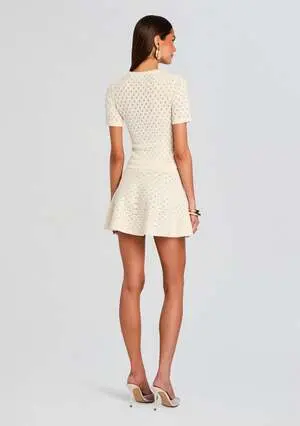 SEROYA Josie Knit Top - Eggshell