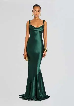 Retrofete Vinicia Gown - Pine