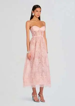 Retrofete Kendy Lace Midi Dress
