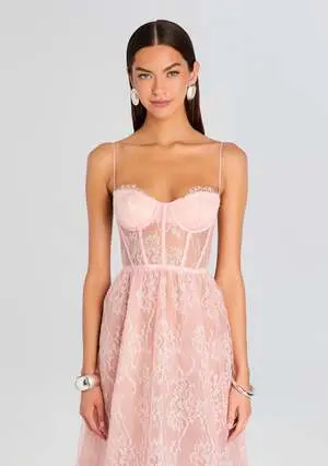 Retrofete Kendy Lace Midi Dress