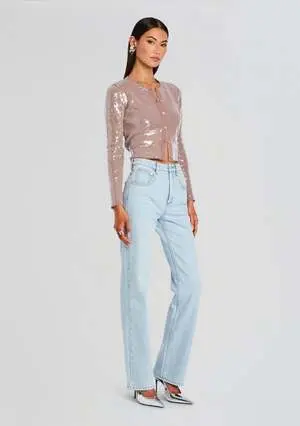 SEROYA Brooklyn High-rise Straight Jean