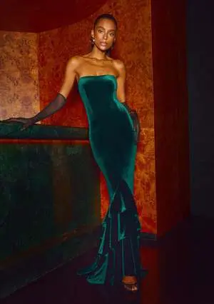 Retrofete Greta Velvet Gown