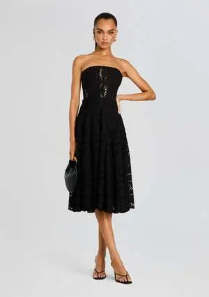 Charo Ruiz Ibiza Galik Midi Dress - Black