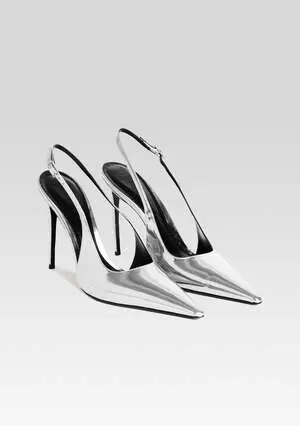 Retrofete Cindy Slingback Heel - Silver