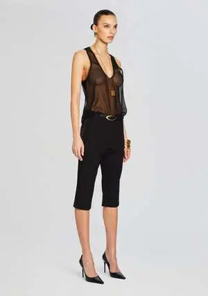 Retrofete Shye Silk Tank - Black
