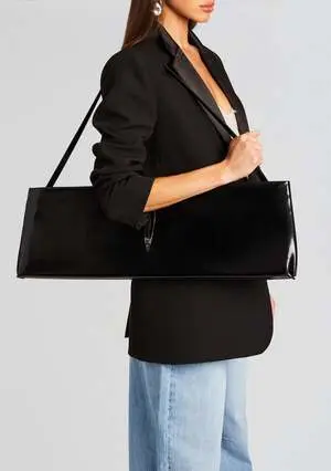 Retrofete Ruth Large Shoulder Bag - Black/silver