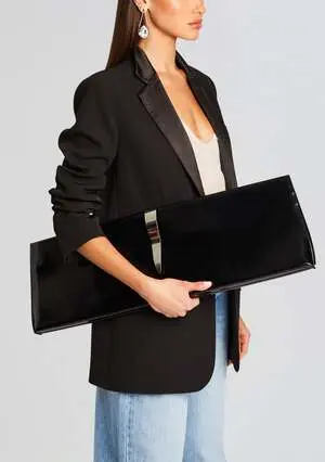 Retrofete Ruth Large Shoulder Bag - Black/silver