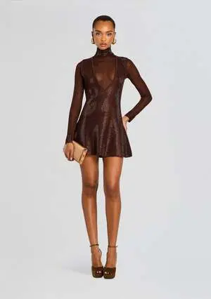 Retrofete Bastet Embellished Mini Dress
