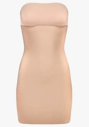 Commando Two-faced Tech Control Strapless Slip - Beige